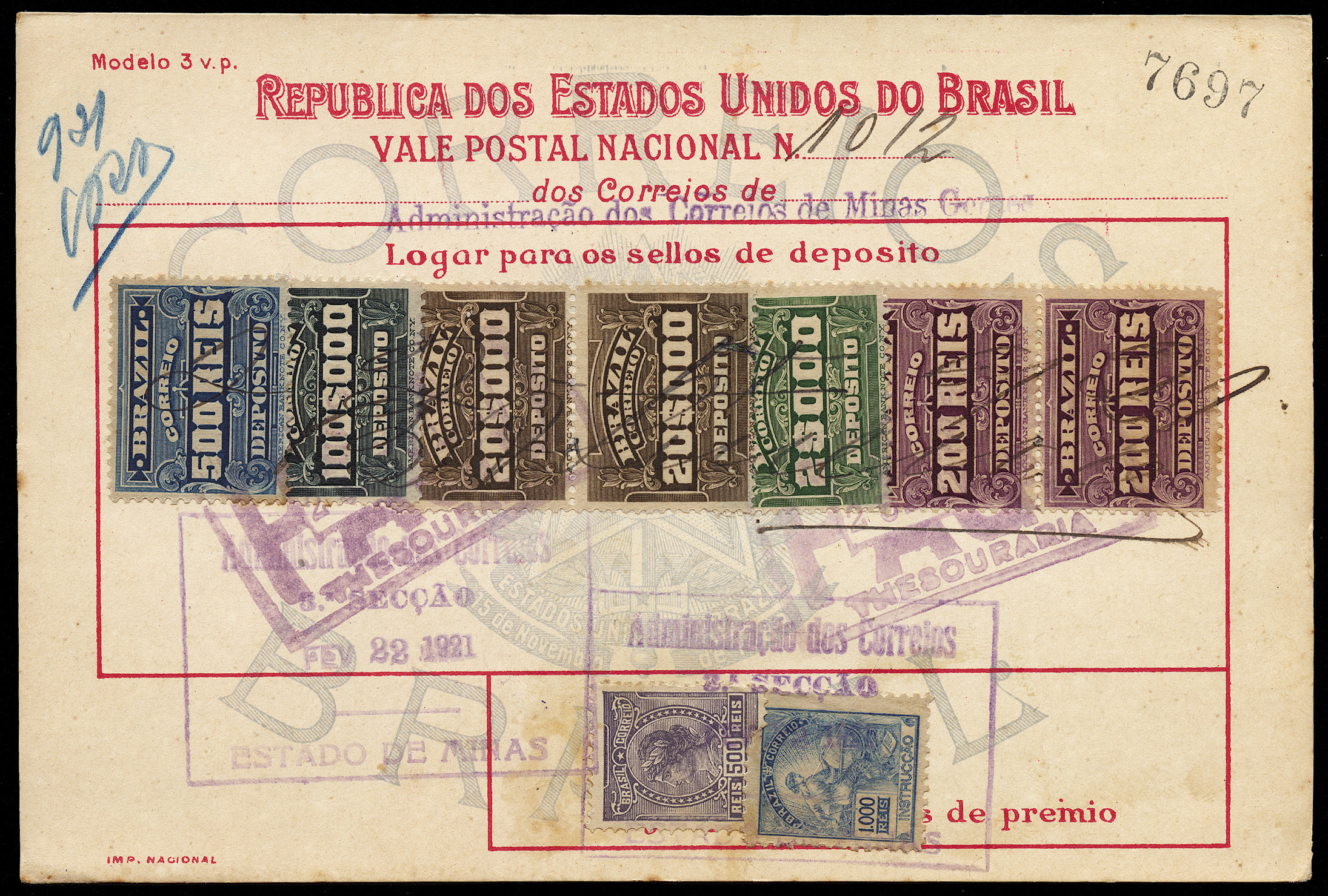 Brazil Postal Money Order Cards? - Stamp Community Forum